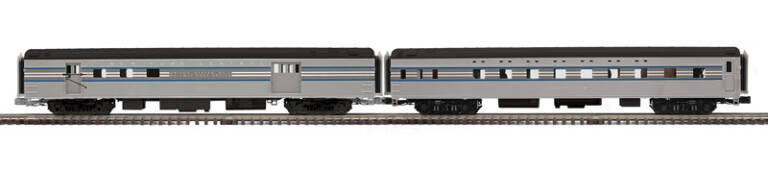 Atlas O Premier streamlined passenger cars - Trains