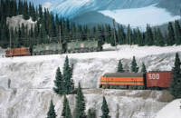How to model snow on a model railroad layout - Trains