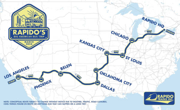 Rapido Trains announces US tour - Trains
