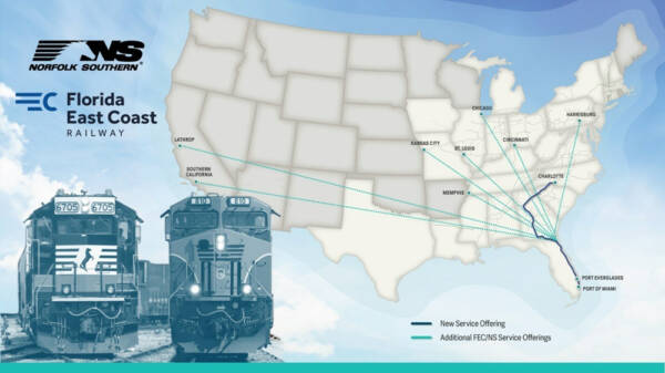 Norfolk Southern, Florida East Coast further expand intermodal service ...