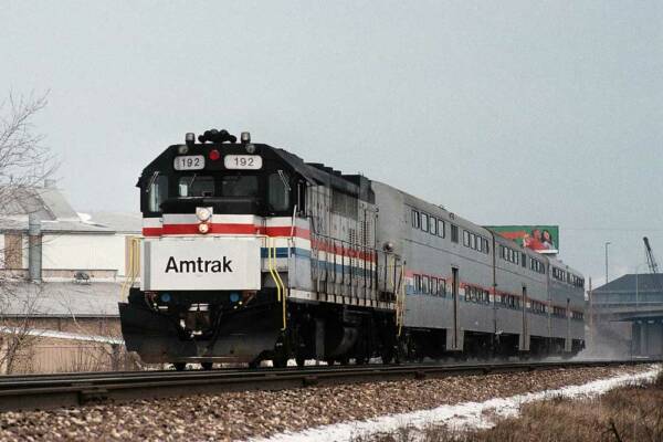Amtrak GP40 diesel locomotives - Trains
