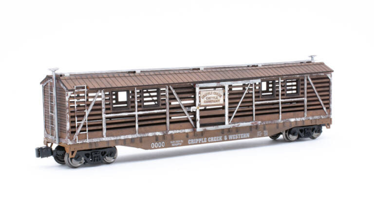 Menards Cripple Creek & Western Cattle Car - Trains
