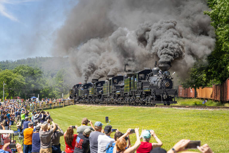 Five Shays run in Cass Scenic Railroad’s fifth annual Parade of Steam ...