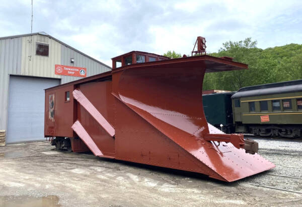 Restored snow plow to be unveiled at Naugatuck Railroad event - Trains