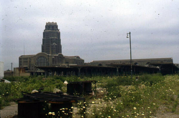 Reflections of Buffalo Central Terminal - Trains
