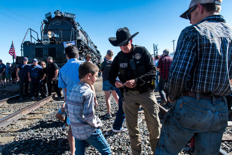 News photos: Big Boy on the road in Nevada and California - Trains