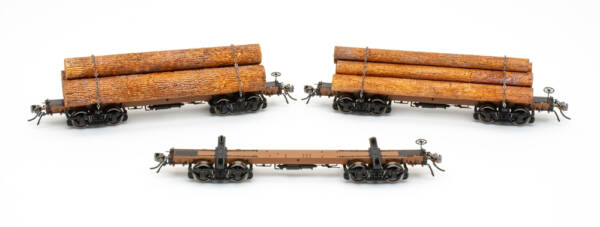 KR Models HO skeleton log car - Trains