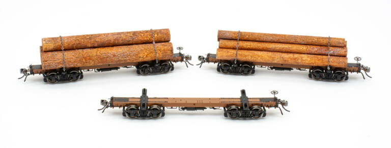 KR Models HO skeleton log car - Trains