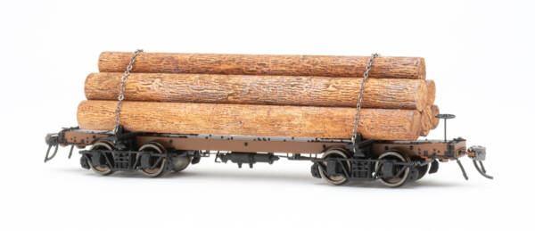 KR Models HO skeleton log car - Trains