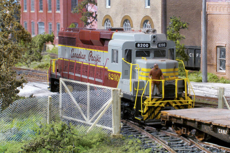 The Agawa Yard layout in HO scale - Trains