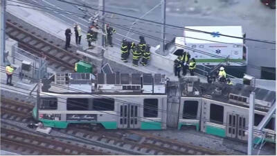 MBTA Green Line resumes operation after Tuesday derailment (updated ...