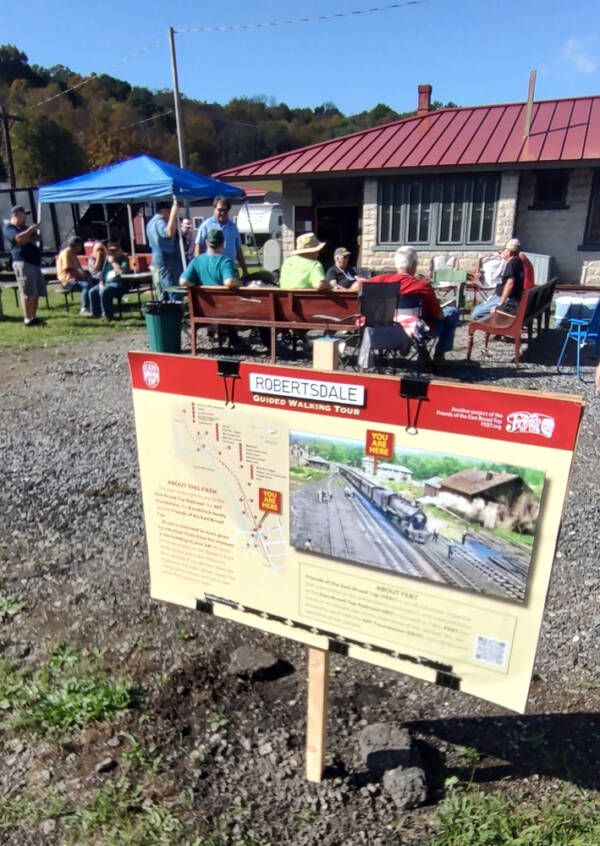Friends of EBT opens art exhibit, mine-tour path, extends railbike run ...