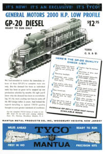 Notable model train products from the early 1960s - Trains