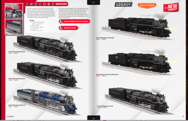 Another look at Lionel catalog volume 1 for 2024 - Trains