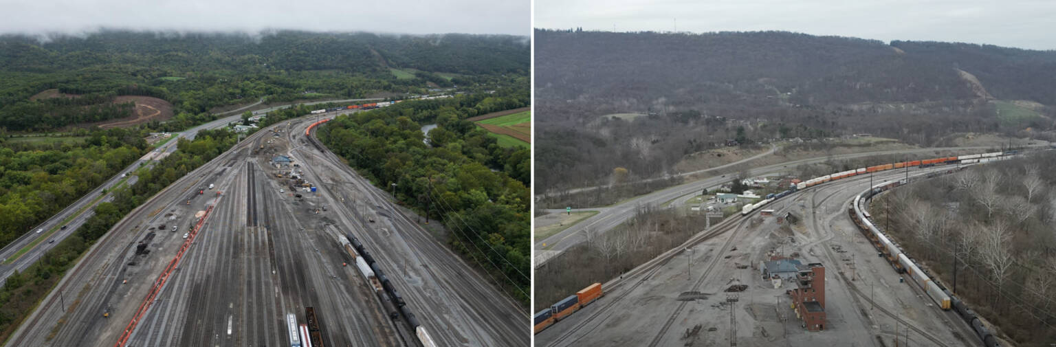 Cumberland Yard improvements will enable CSX to reroute traffic to the former B&O main line - Trains