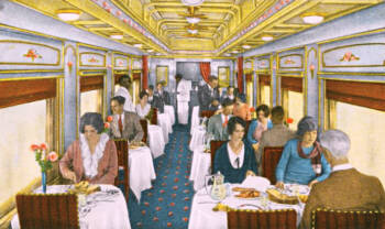 Christmas dinner in the dining car — a second helping - Trains