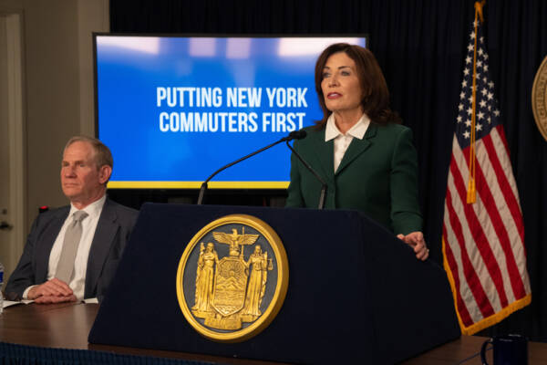 New York governor introduces revised Manhattan congestion pricing plan - Trains