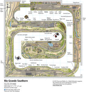 The Sn3 Rio Grande Southern layout - Trains