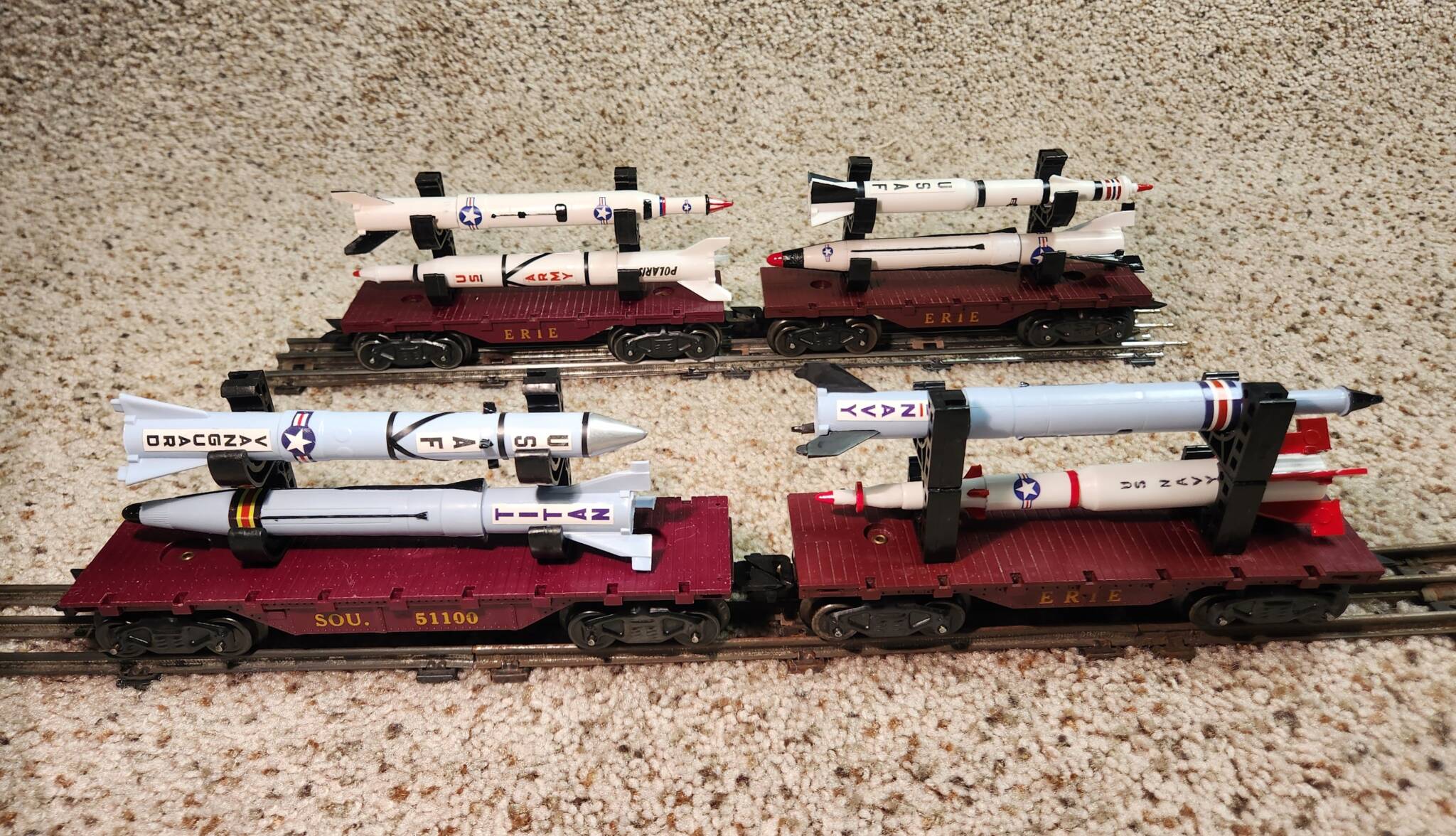 Make your own Marx Missile Launcher and Carrier car - Trains