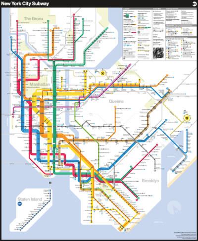 New map introduced for New York City subways - Trains
