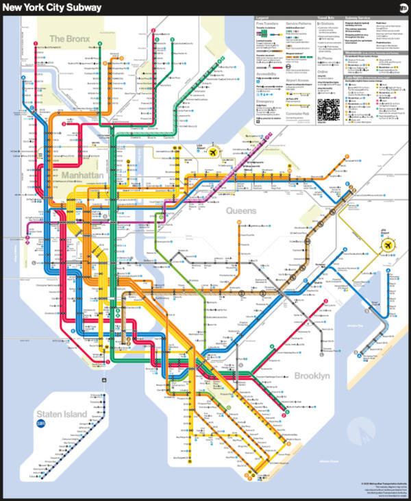 New map introduced for New York City subways - Trains