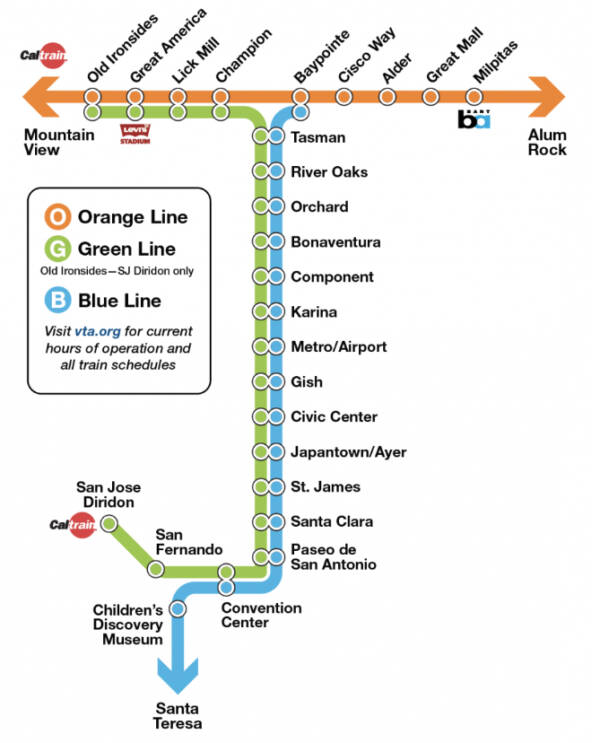 Light rail service fully restored by Santa Clara VTA - Trains