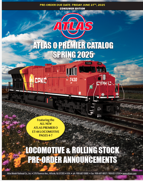 Atlas O Premier Spring 2025 catalog - Trains