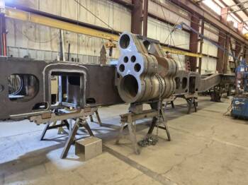 New location set for final assembly of PRR T1 No. 5550 (updated) - Trains