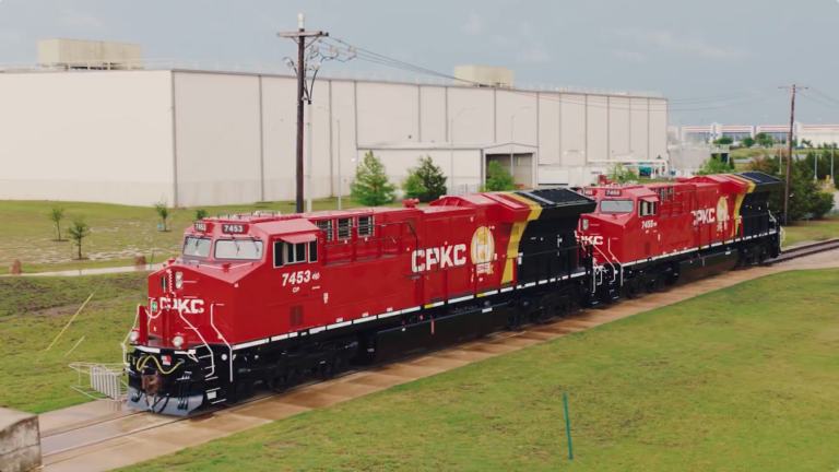 First new CPKC locomotives hit home rails - Trains