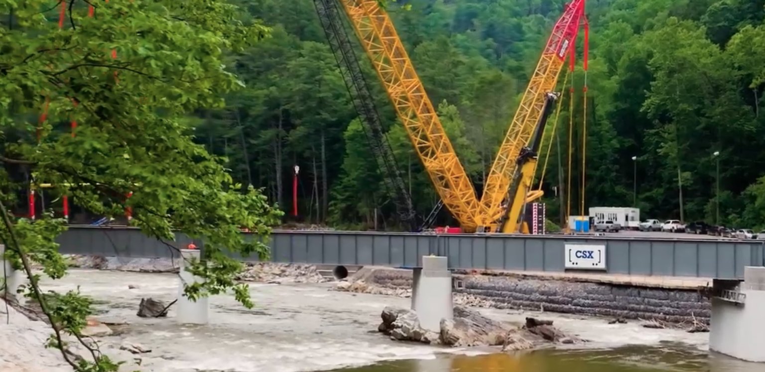 CSX completes rebuilding of Blue Ridge Subdivision bridge - Trains