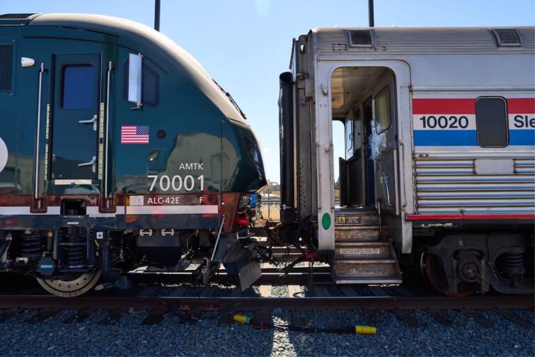 News Photos: Amtrak’s first Airo train readied for departure - Trains