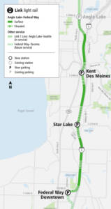 Sound Transit sets Dec. 6 for opening of Federal Way light rail extension - Trains