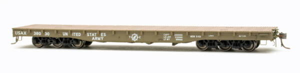 Rapido HO Magor 54-foot DODX flatcar - Trains