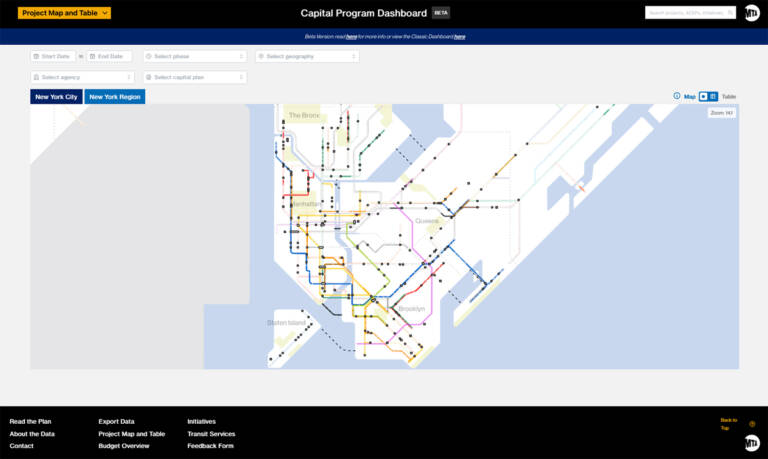 New York MTA site makes it easier to track capital projects - Trains